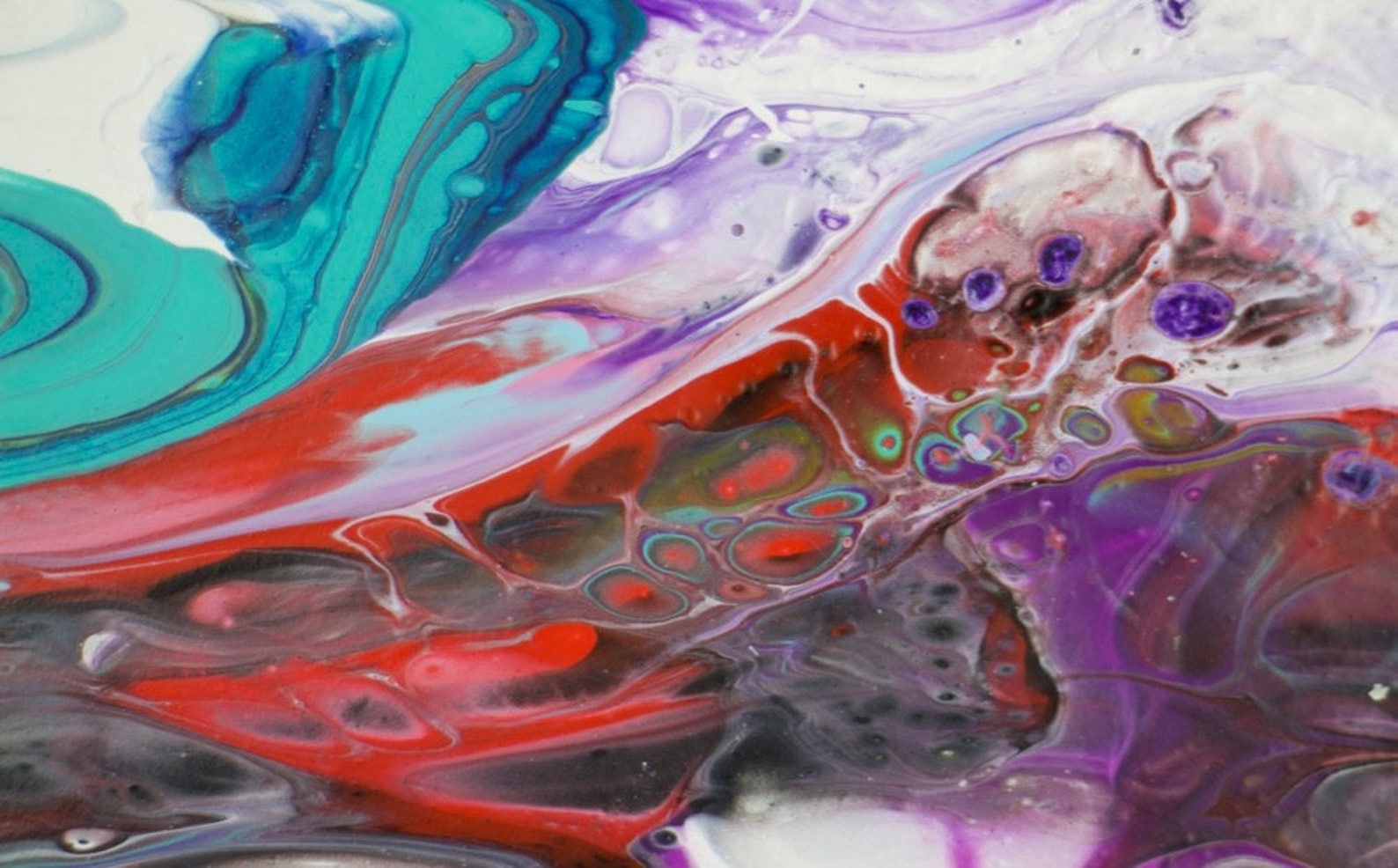 Abstract pour painting acrylic pour art affordable art bold | Etsy