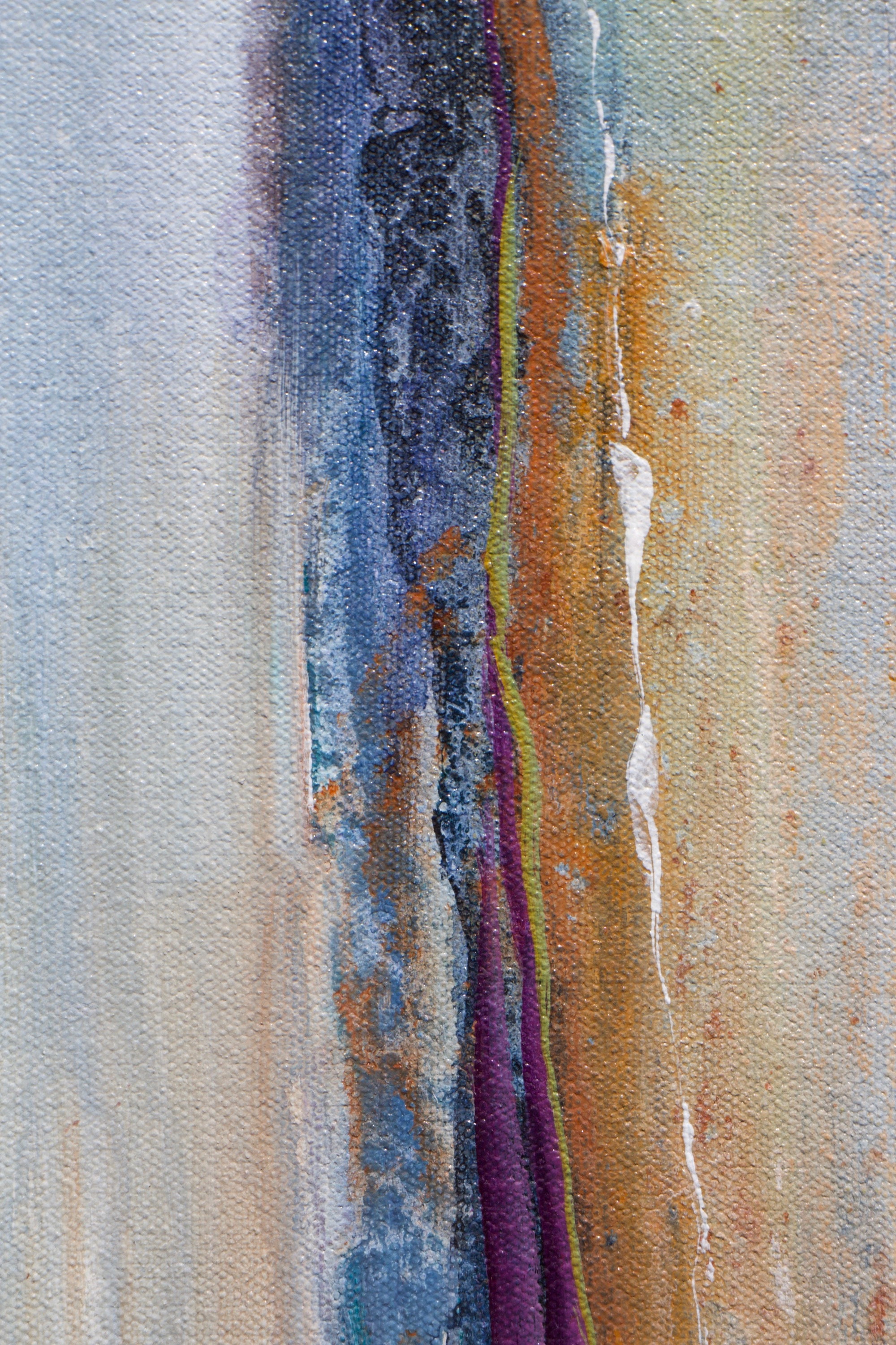 Abstract Acrylic Painting on Canvas above It All - Etsy