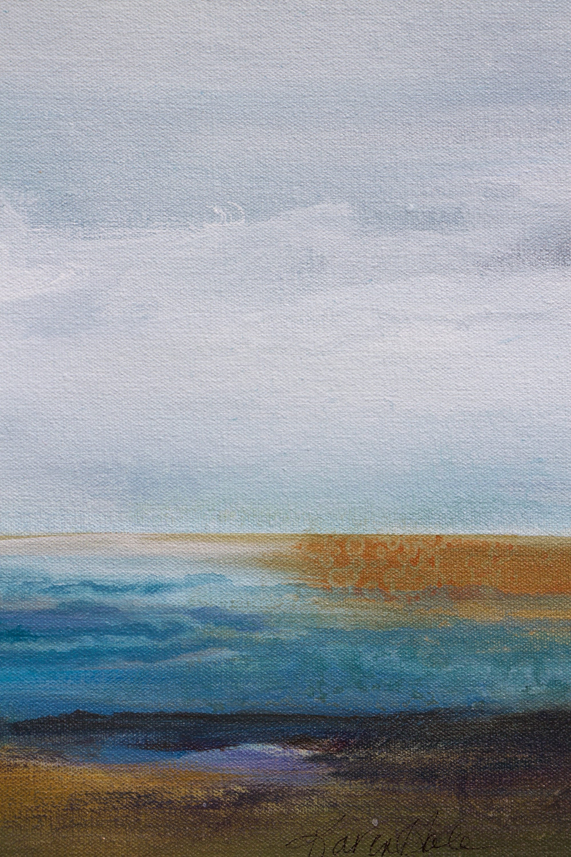 Abstract Acrylic Landscape on Canvas blush of | Etsy