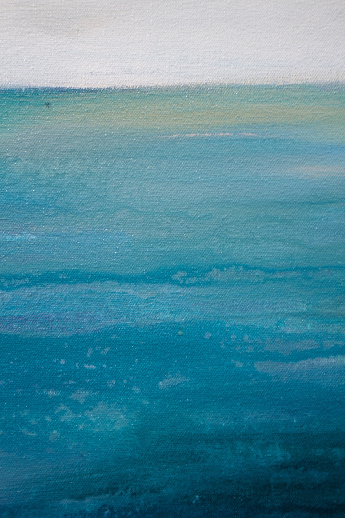 Abstract Acrylic Seascape Painting on Canvas Ocean Scene - Etsy