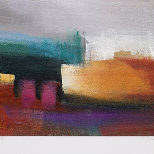 Abstract Acrylic Painting on Canvas, bold Shapes 2 - Etsy