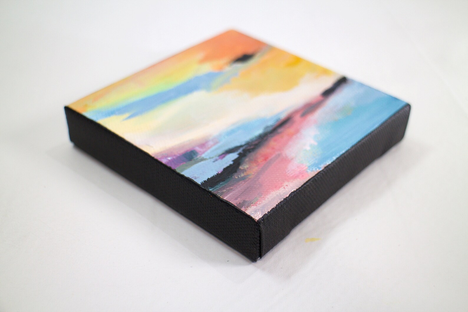 Abstract Painting Original Acrylic Mini Painting on Canvas for - Etsy