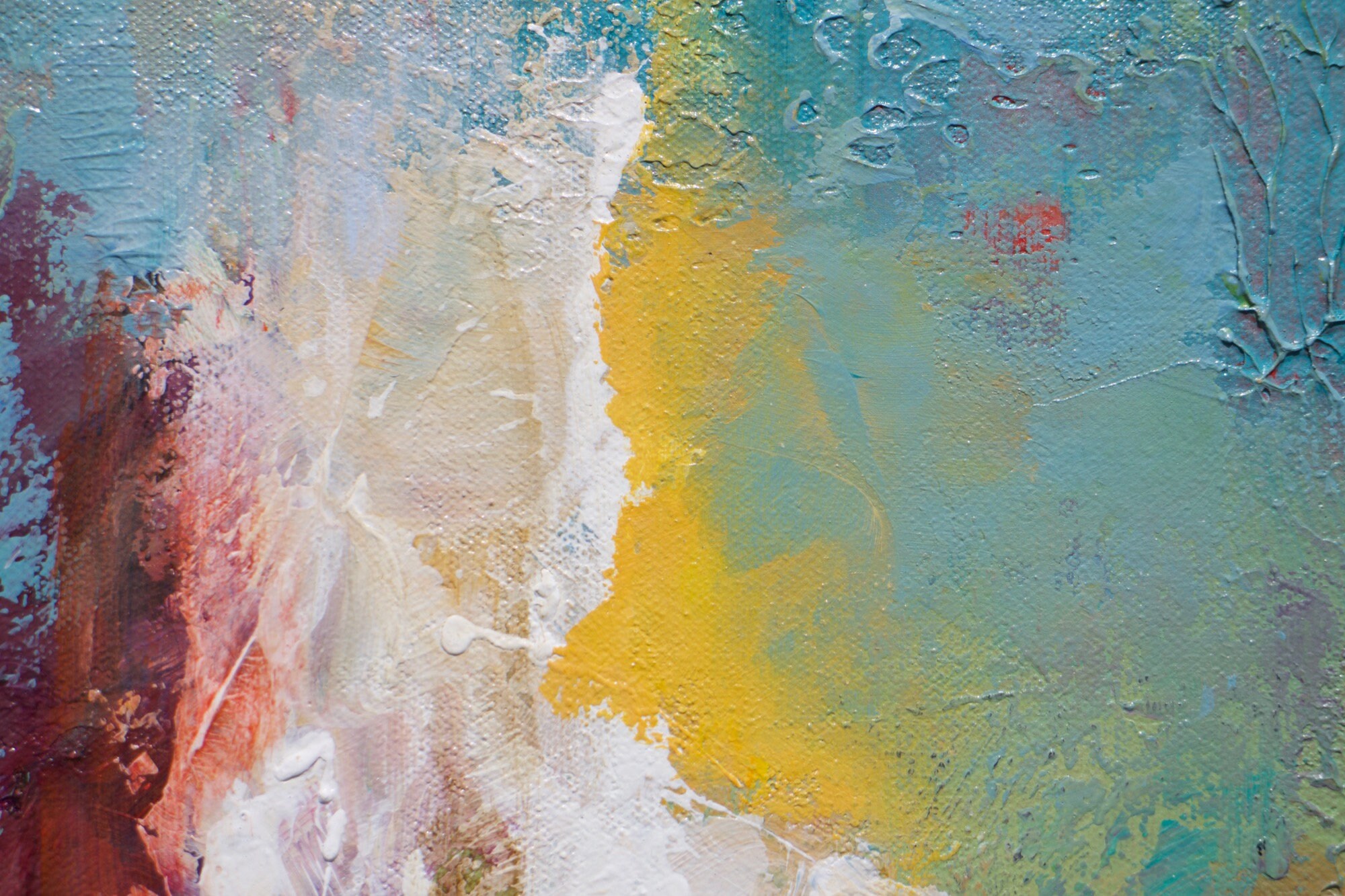 Abstract Painting, Acrylic Painting on Canvas, Colorful, "gestures" - Etsy