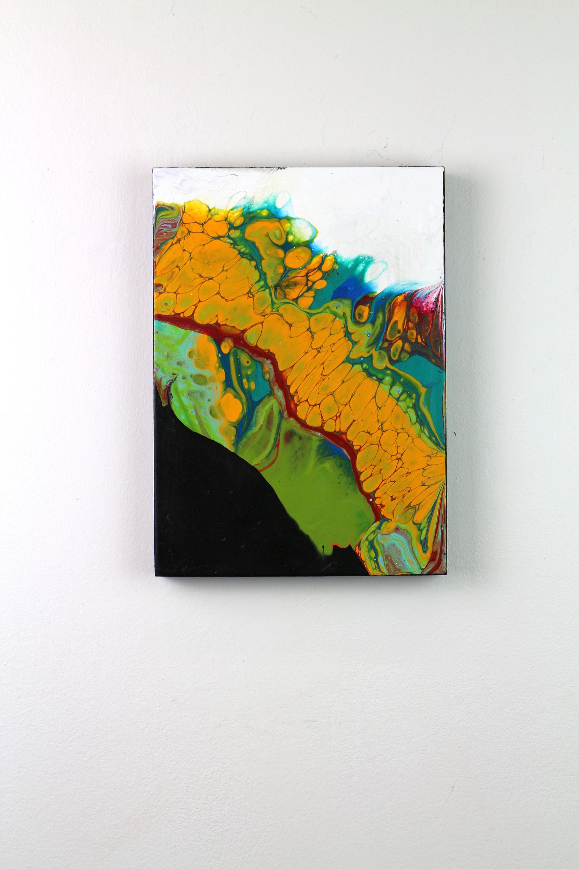 Colorful Abstract Pour Painting/ Abstract Fluid/ Acrylic Pour | Etsy