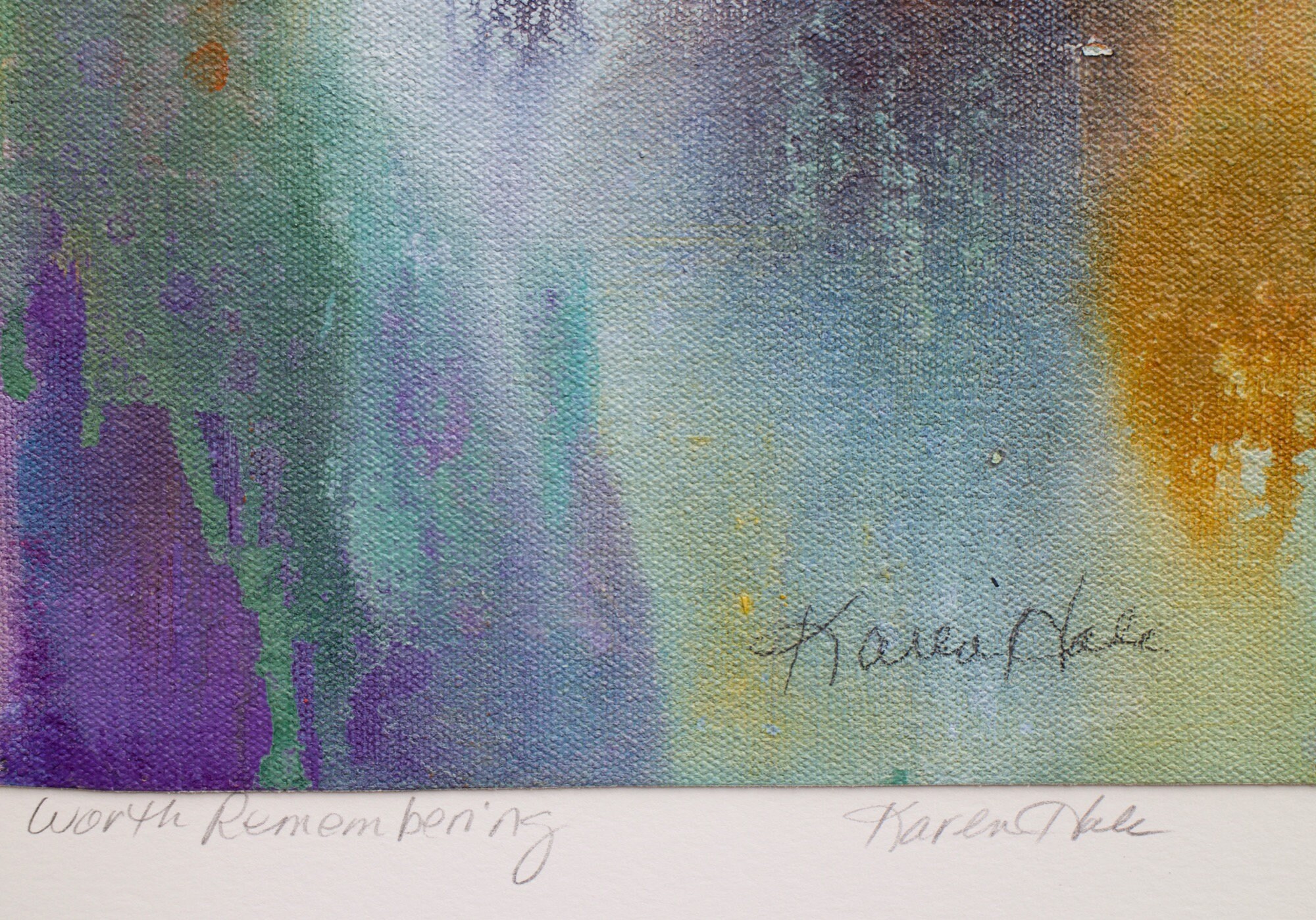 Abstract Painting on Canvas worth Remembering - Etsy