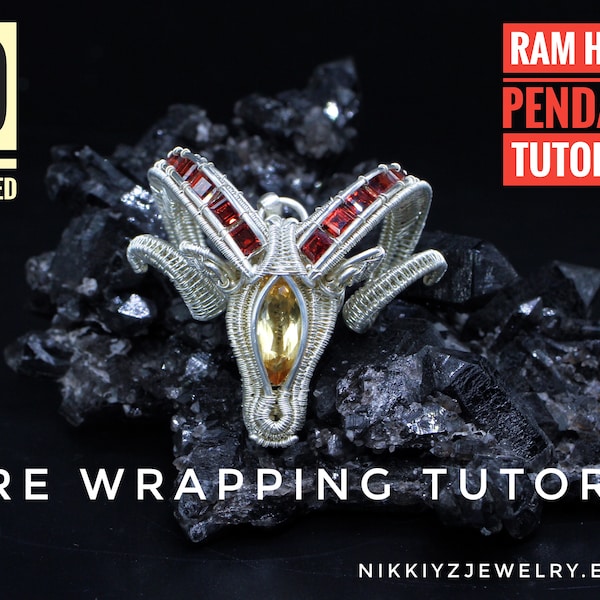 Heady Wire Wrapped Pendant - Etsy
