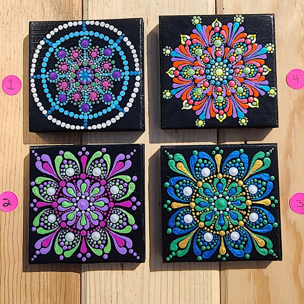 Dot Mandala Canvas - Etsy