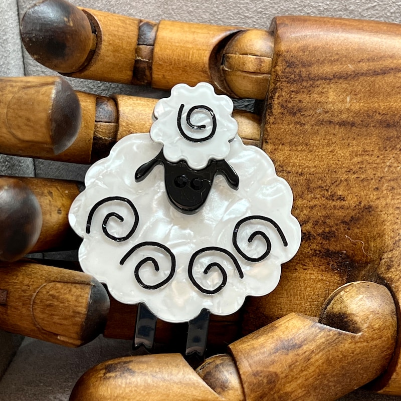 Sheep Brooch - Etsy