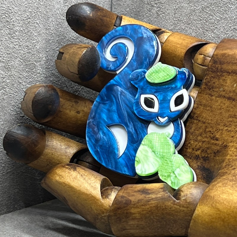 Squirrel Brooch - Etsy