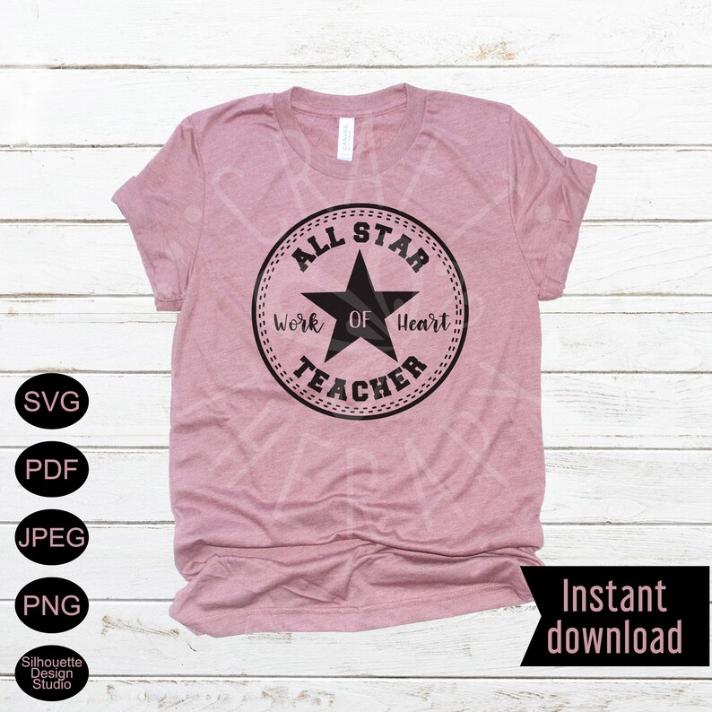 All Star Teacher Svg. INSTANT DOWNLOAD - Etsy