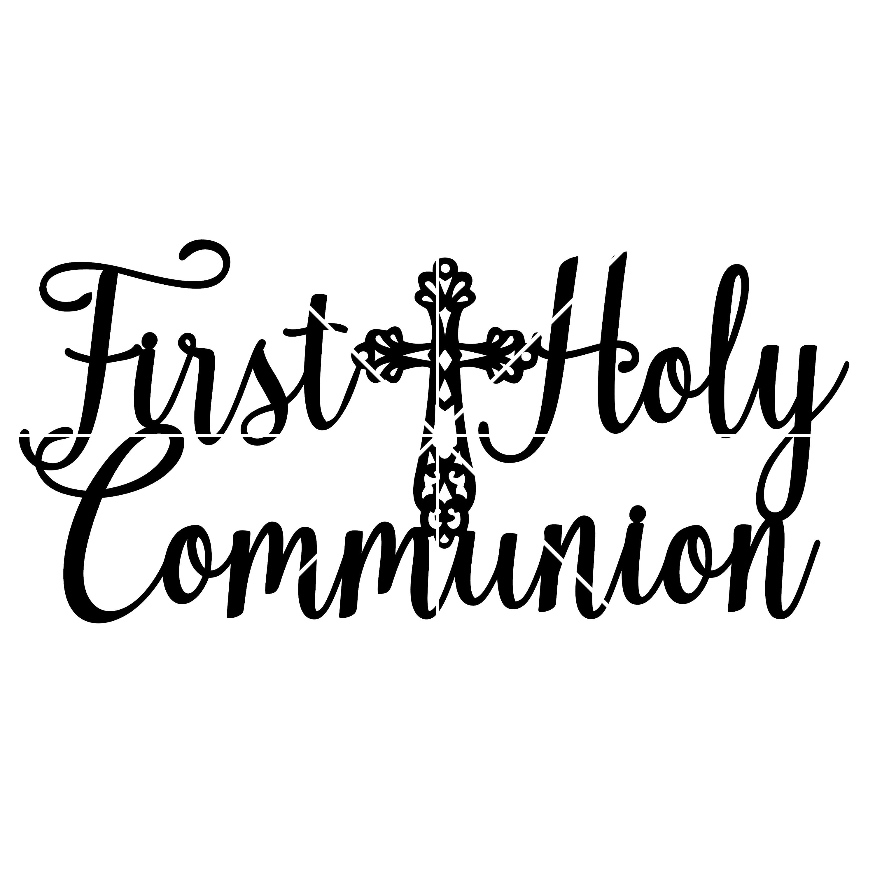First Holy Communion Svg Cake Topper First Communion Cake - Etsy