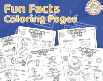 Coloring Fun Facts - Etsy