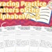 Alphabet Tracing Practice Printables A-Z - Etsy