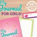 Printable Journal for Girls for Home or School - Etsy