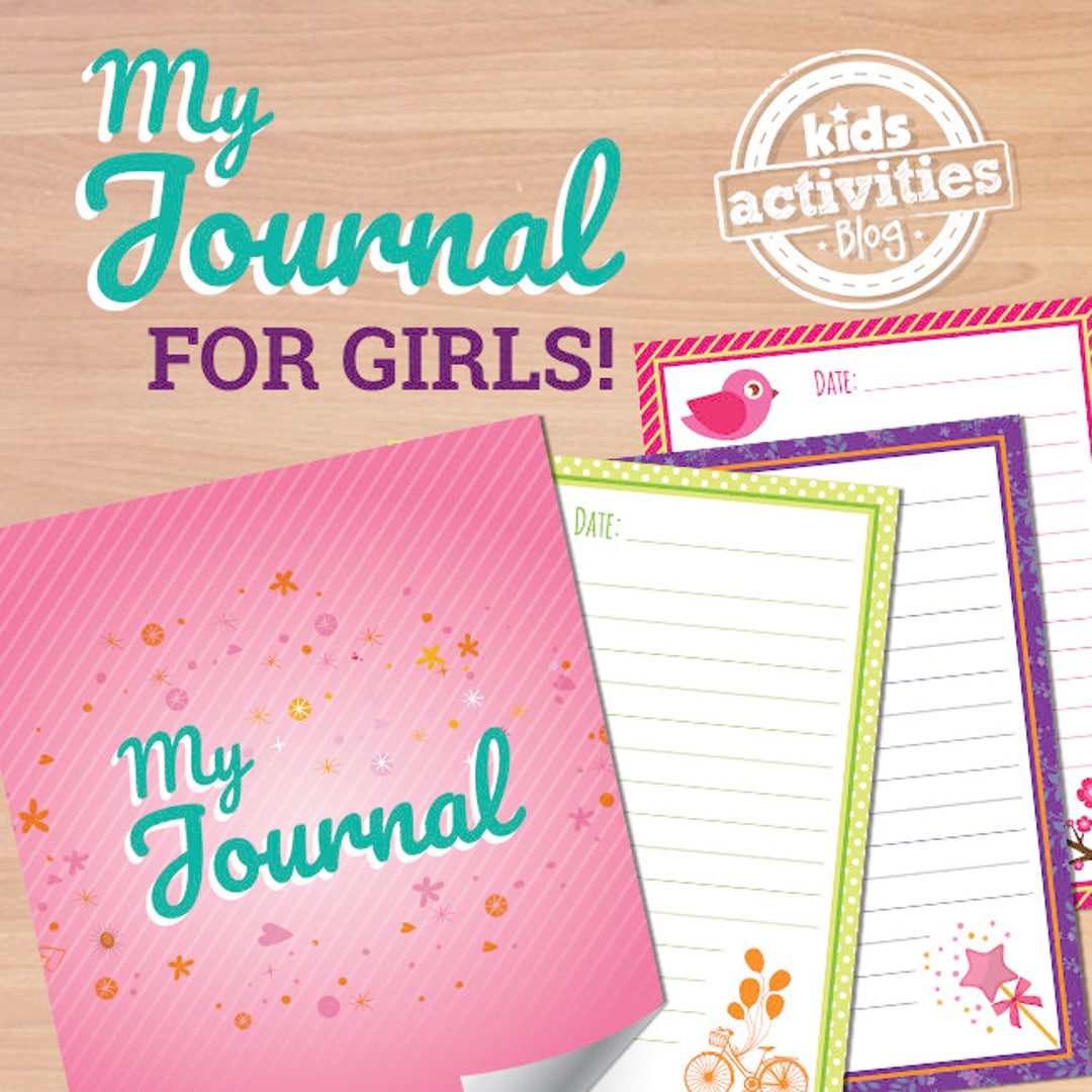 Printable Journal for Girls for Home or School - Etsy