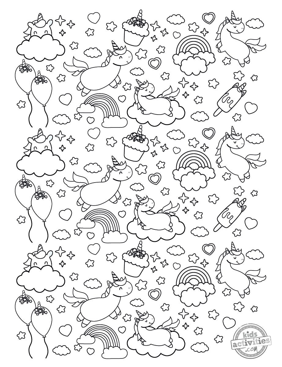 Oodles of Doodle Coloring Pages - Etsy