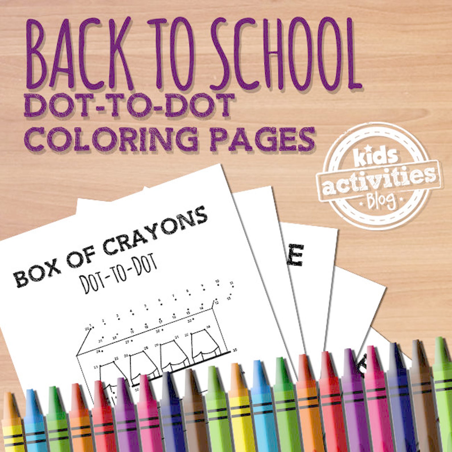 Back to School Dot to Dot Coloring Pages - Etsy