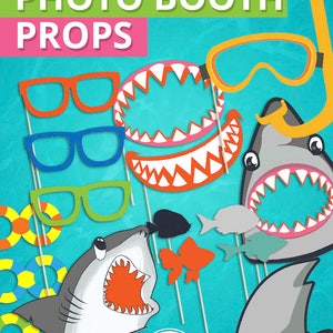 Shark Photo Booth Props - Etsy