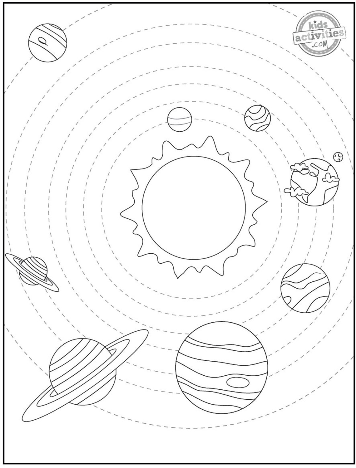 Space and Science Coloring Pages - Etsy Canada