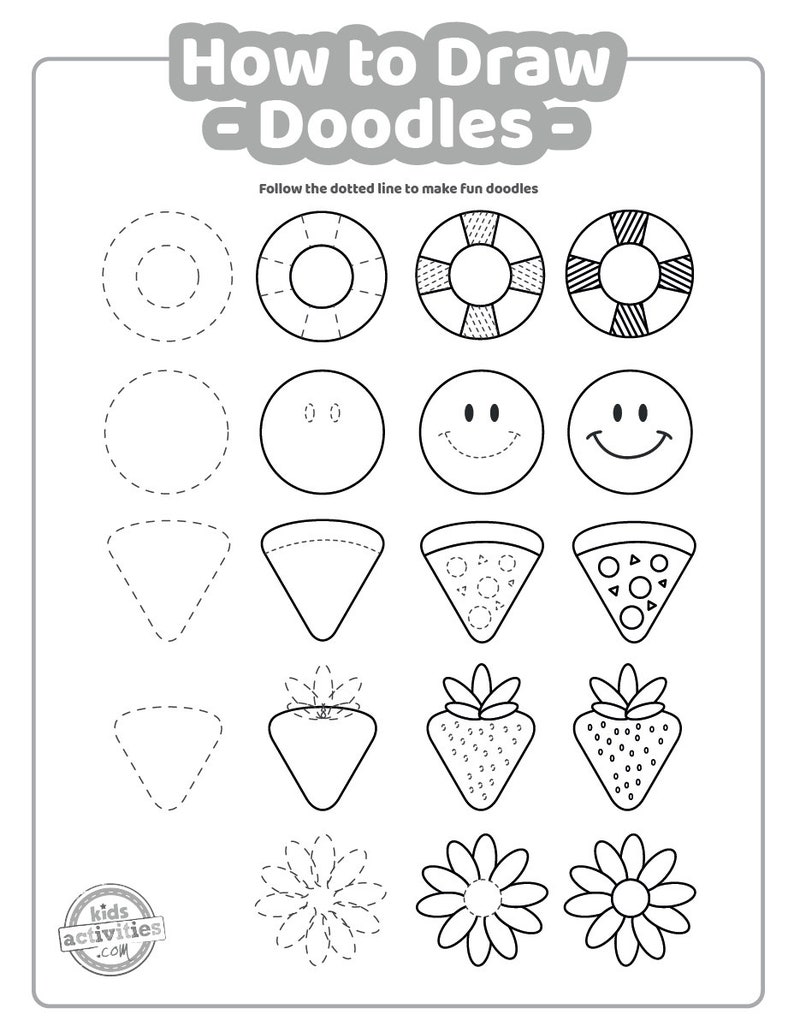 Oodles of Doodle Coloring Pages - Etsy