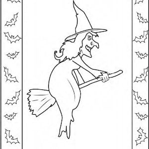 Jumbo Halloween Coloring Pages - Etsy