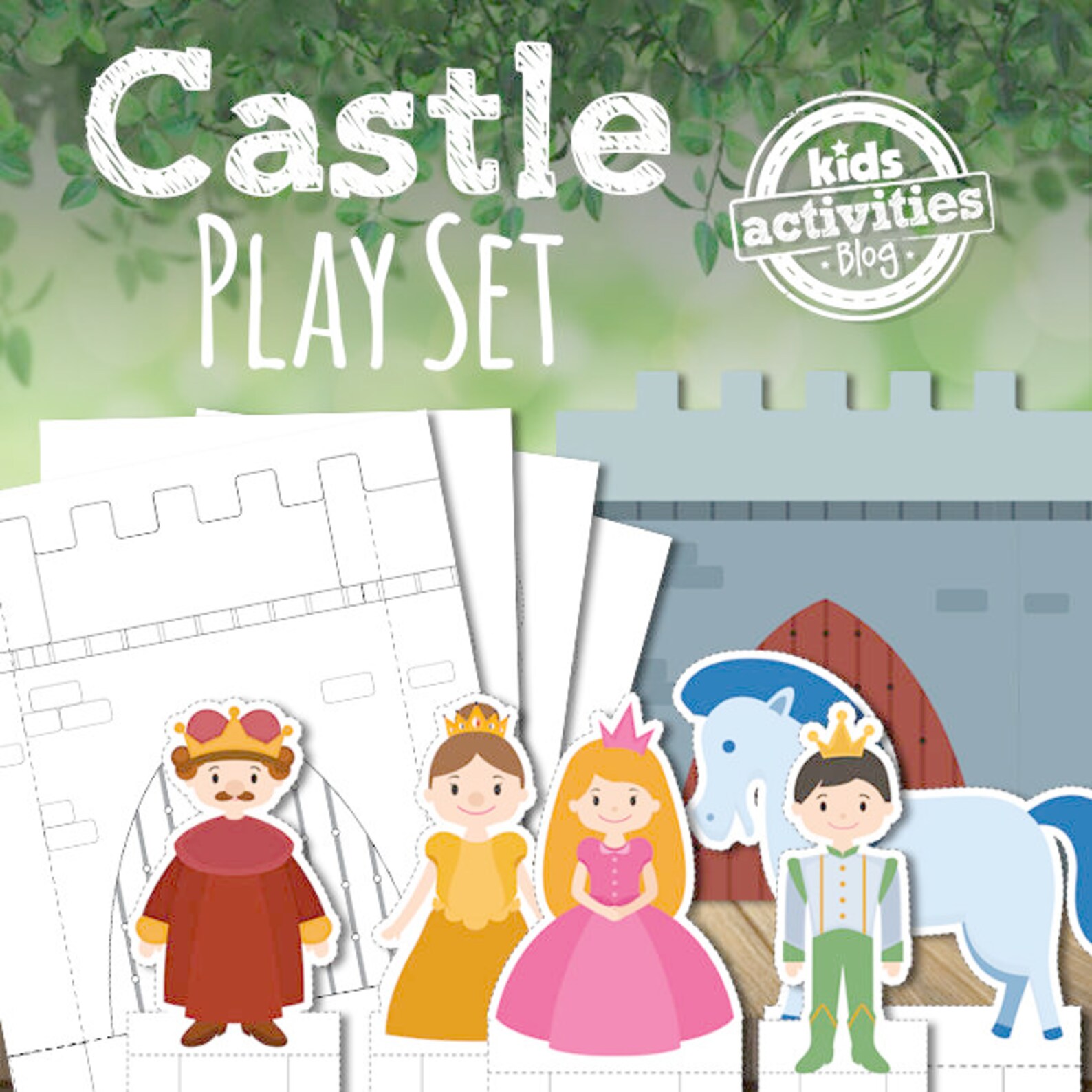 Printable Castle Play Set - Etsy