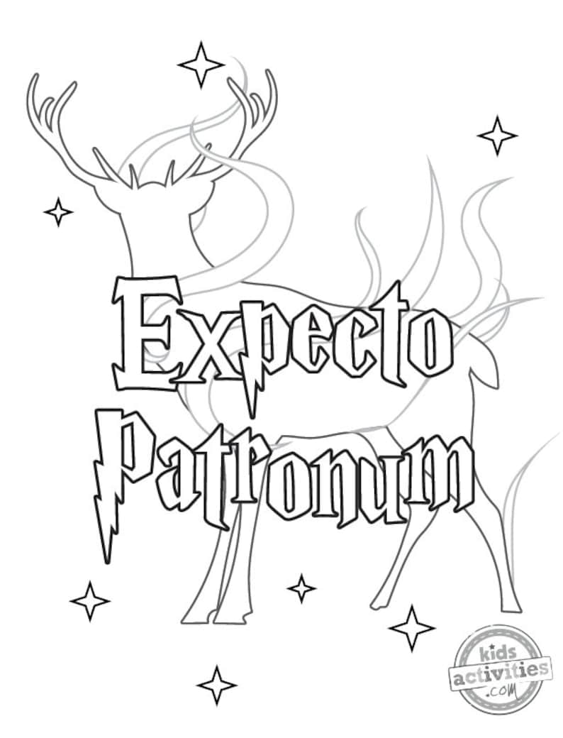 Harry Potter Spells Coloring Pages Coloring Pages