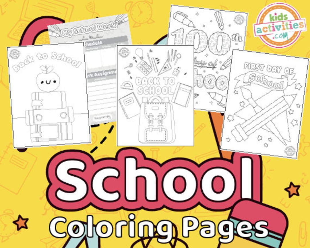 Back To School Activity Pages
