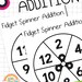 Fidget Spinner Addition Game Printable - Etsy