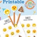 Emoji Pencil Toppers Printable Craft for Kids - Etsy