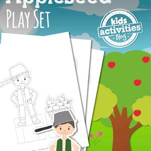 Johnny Appleseed Printable Play Set for Preschool - Etsy