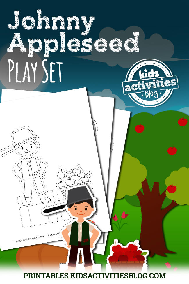 Johnny Appleseed Printable Play Set for Preschool - Etsy
