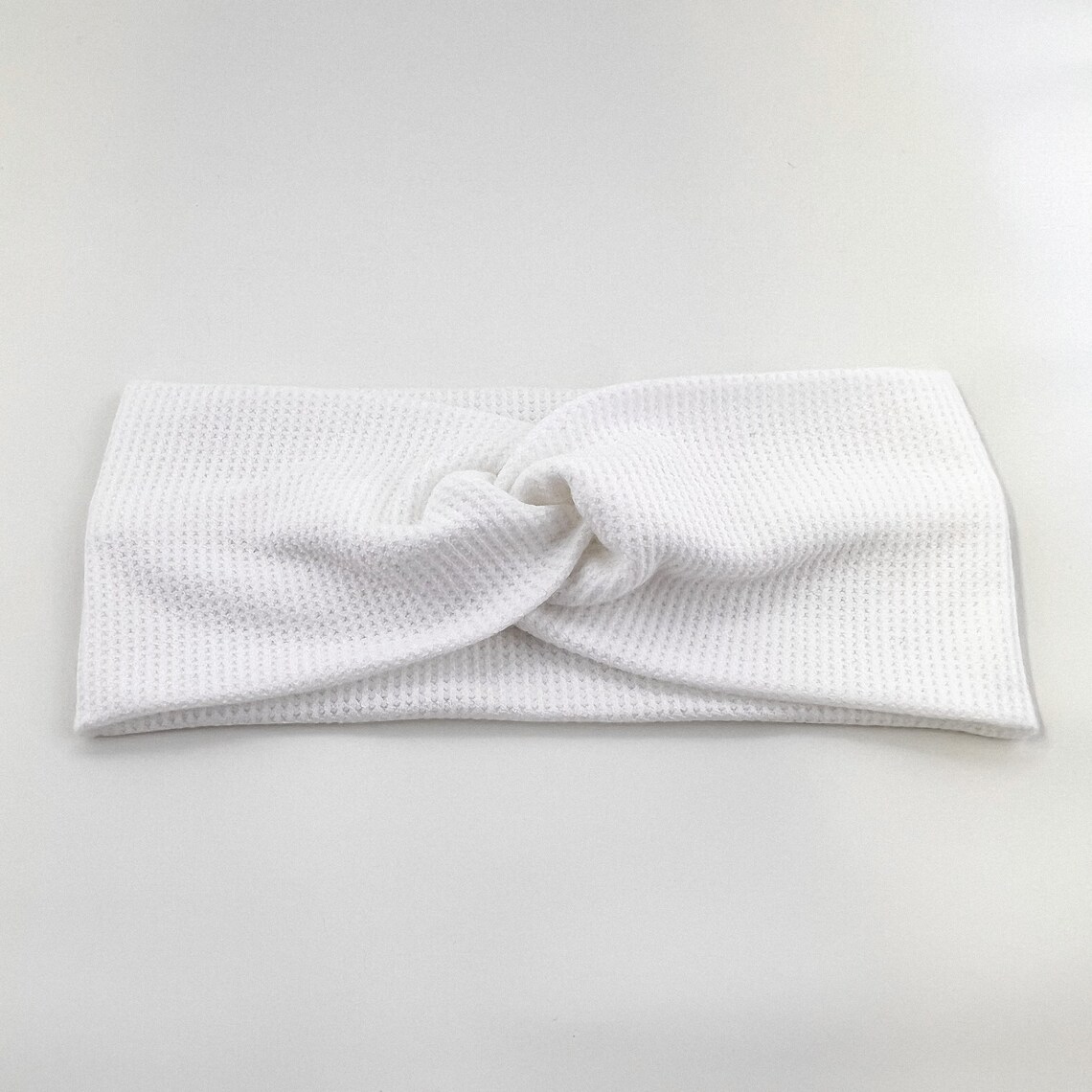 White Waffle Headband - Etsy