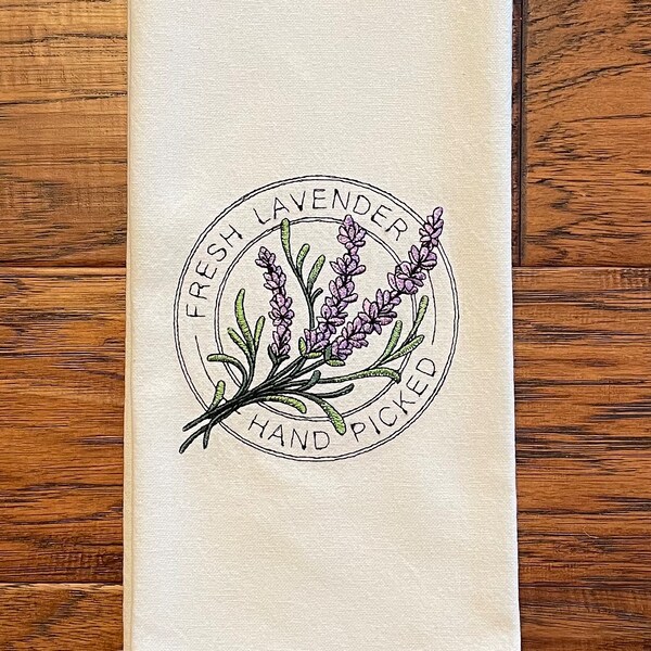 Purple Tea Towel - Etsy