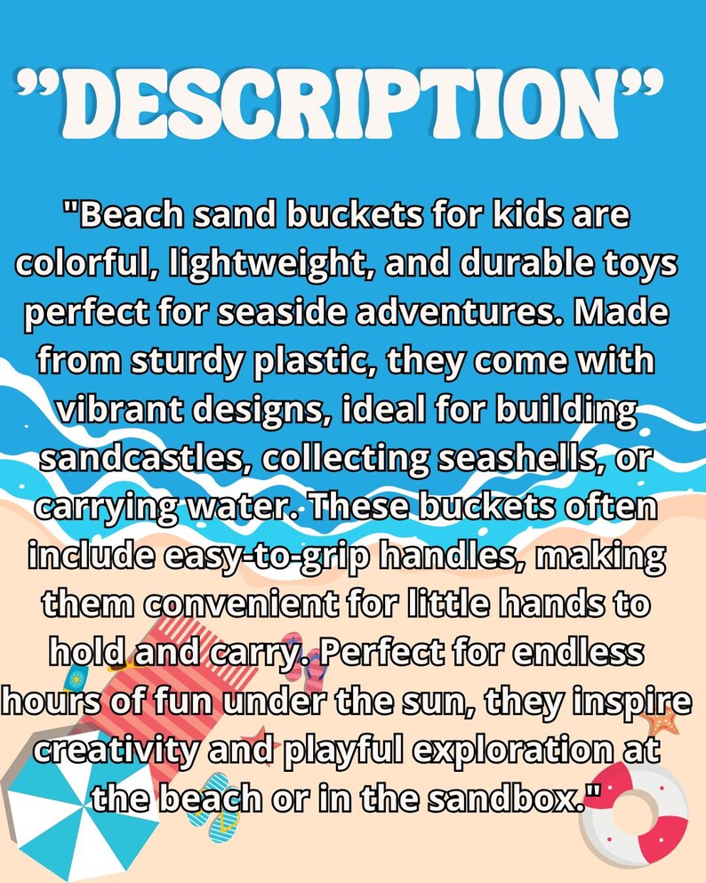 Kids Beach Sand Buckets – Wholesale Bulk Sale, Castle Building Toys ...