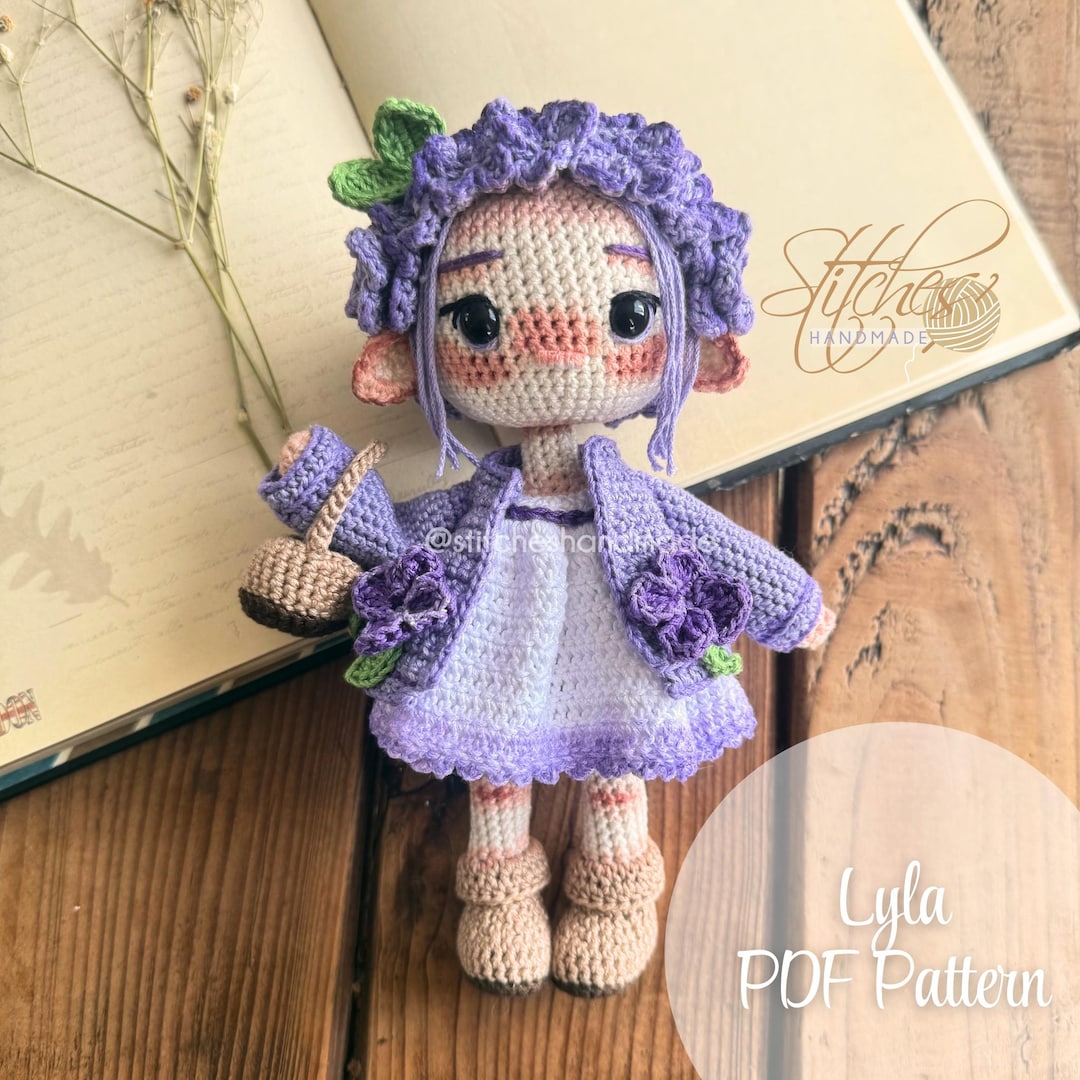 Flower Girl Lyla Amigurumi / PDF Pattern / Digital File - Etsy