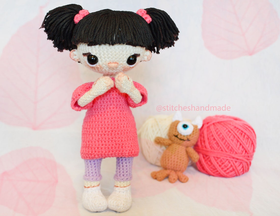 Patrón en PDF / Boo, Monsters Inc Amigurumi / archivo digital - Etsy España