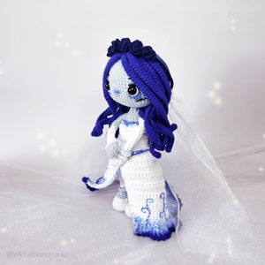 Crochet Pattern / Emily Amigurumi / Corpse Bride / Pdf - Etsy