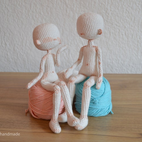 Amigurumi Crochet Human Body Base Patterns 6 Chibi - Etsy Canada
