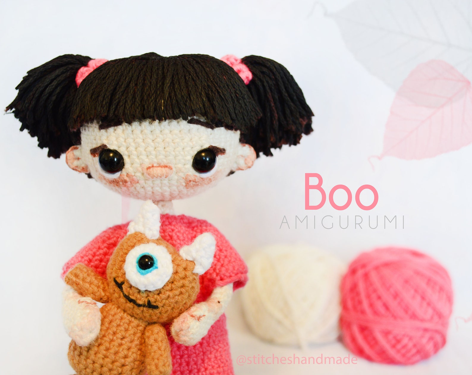 Patrón en PDF / Boo, Monsters Inc Amigurumi / archivo digital - Etsy España