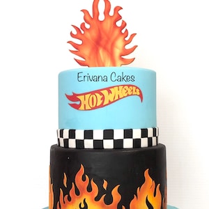 6pcs Fire Stencil, Hot Wheels Stencil, Flame Stencil, Fire Stencil ...