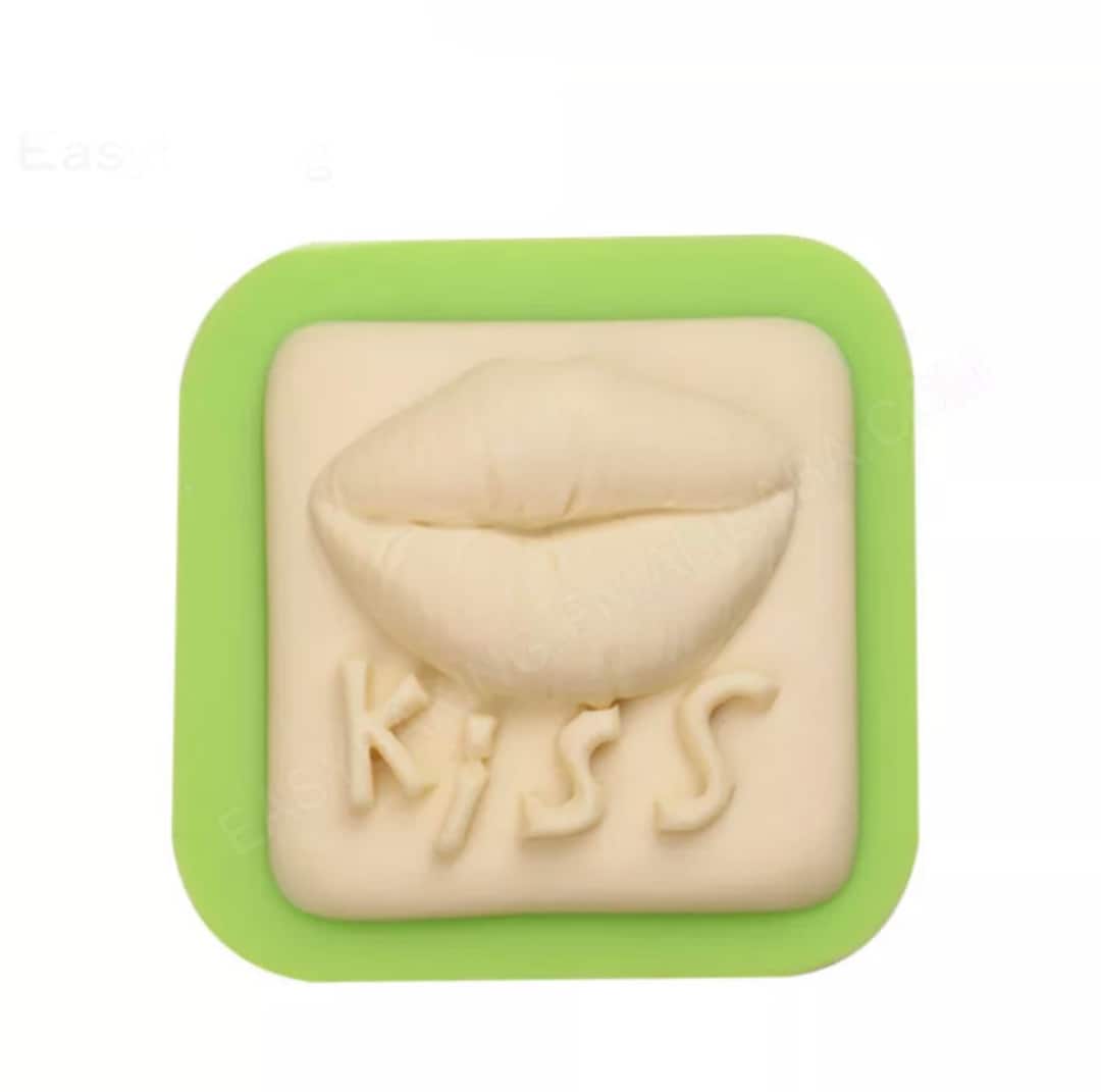 Molde de beijo labial, molde de silicone labial, molde labial, molde de ...