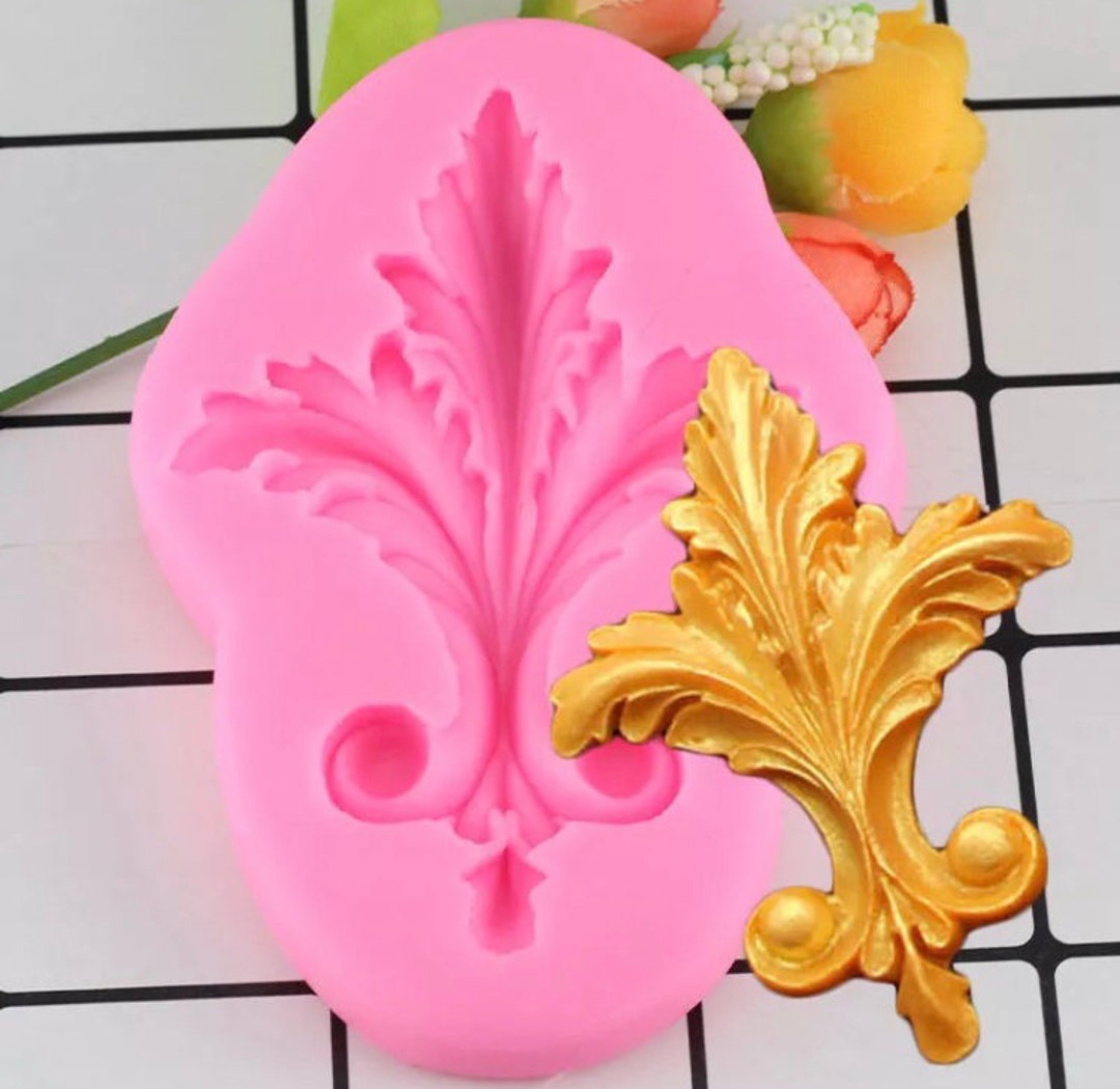 Scroll Baroque Silicone Mold, Scroll Mold, Diy Mold, Chocolate Mold - Etsy