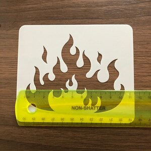 6pcs Fire Stencil, Hot Wheels Stencil, Flame Stencil, Fire Stencil ...