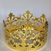 Shiny Metallic Gold Crown Topper, Crown Topper, Gold Crown, Baby ...