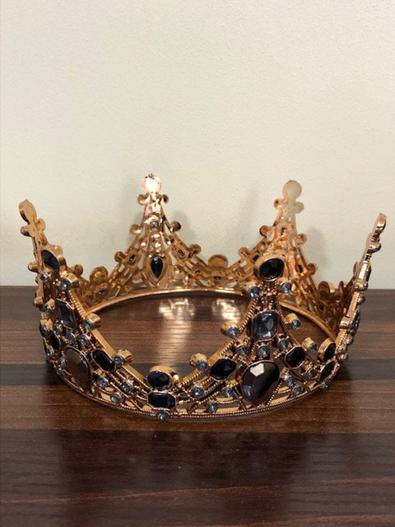 Crown Topper, Crown Cake Topper, Chrome Rose Gold Crown Topper, Rose ...