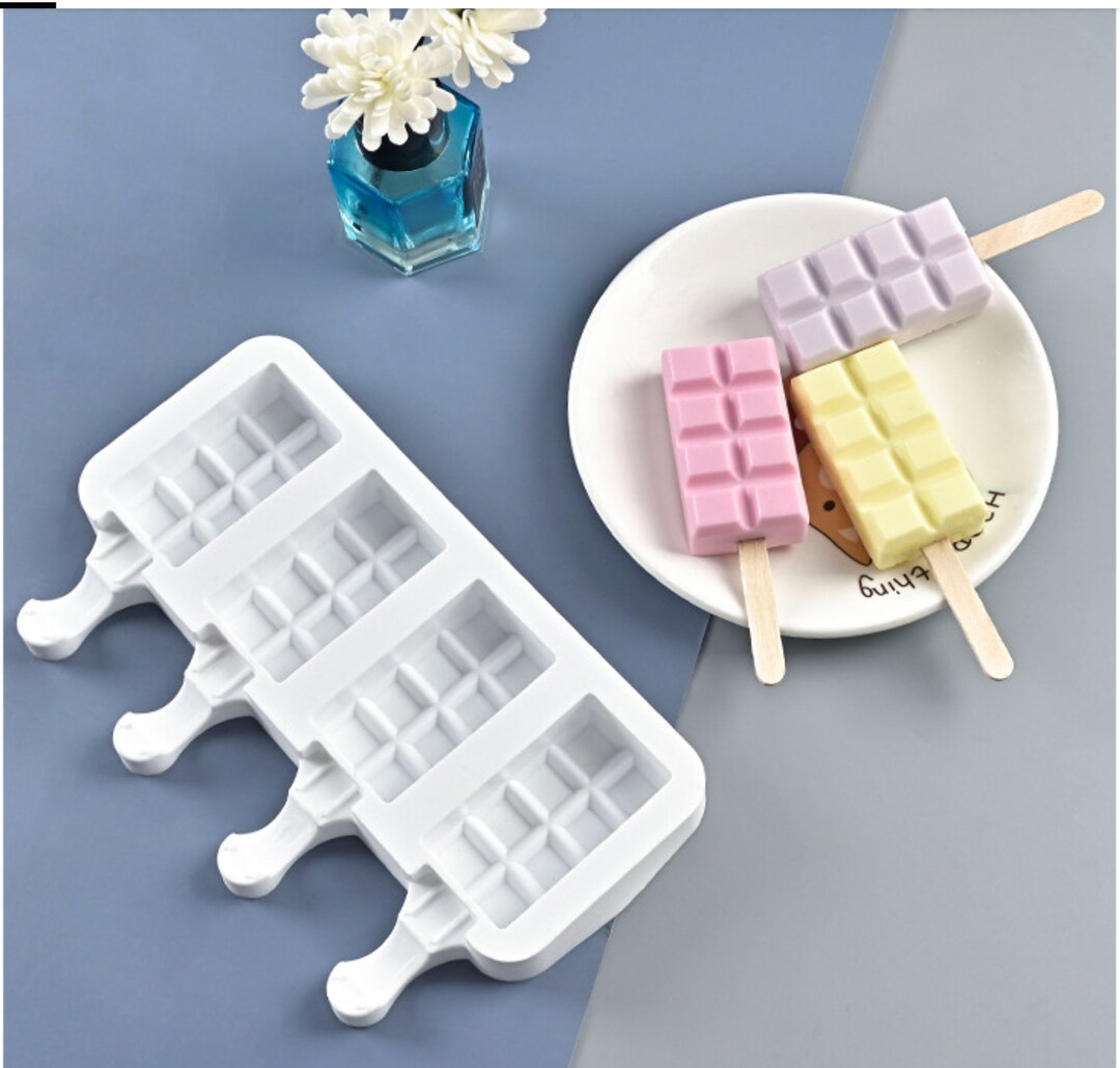 Popsicle Mold 4 Cavity, Mini Mold, Cakescicle Mold, Cake Pop, Cakesicle ...