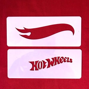 6pcs Fire Stencil, Hot Wheels Stencil, Flame Stencil, Fire Stencil ...