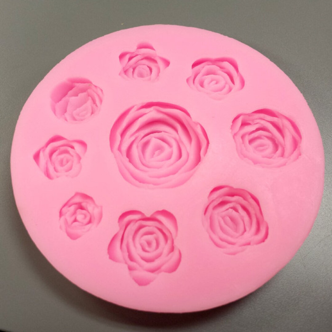 Rose Flower Silicone Mold, Roses Mold, Rose Mold, - Etsy