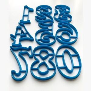 9pcs Number Cutter, Extra Large Number Cutter, Large Number Cutters ...